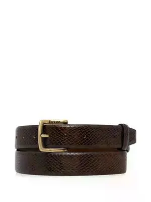 Barbour Jaspar Leather Belt - Brown
