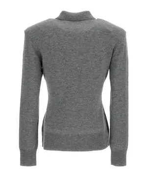 ROTATE BY BIRGER CHRISTENSEN Long-sleeved Polo Sweater