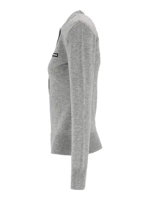 ROTATE BY BIRGER CHRISTENSEN Long-sleeved Polo Sweater