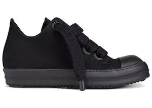 Rick Owens Jumbolace Low Sneaks - Black