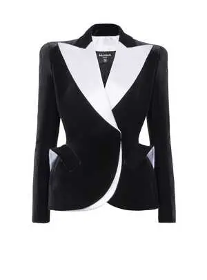 Balmain Velvet And Satin Blazer