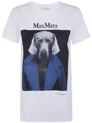 Max Mara Printed Cotton T-shirt