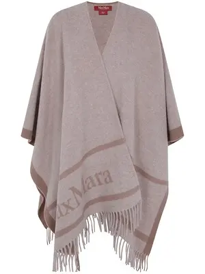 Max Mara Cappotto Poncho - Brown