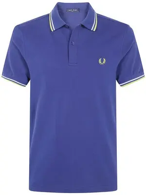 Fred Perry T-shirt Ica Corto "tipped - Blue
