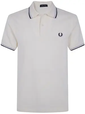 Fred Perry T-shirt Polo Tipped - Brown