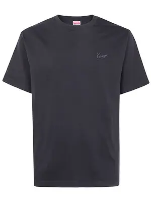 Kenzo T-shirt Classic "gots Signature - Black