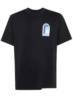 Casablanca T-shirt Ica Corto "classic T-shirt - Black