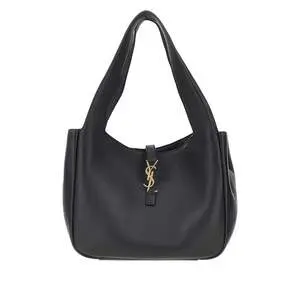 Saint Laurent Le 5 À 7 Grained Leather Shopping Bag - Black