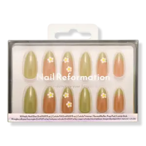 NAIL REFORMATION Olive & Ivy Press On Nails - One-color