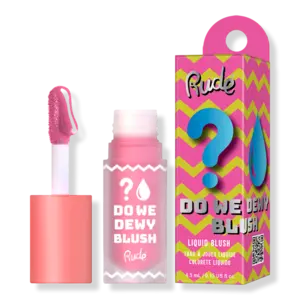 RUDE Do We Dewy Liquid Blush - Peony