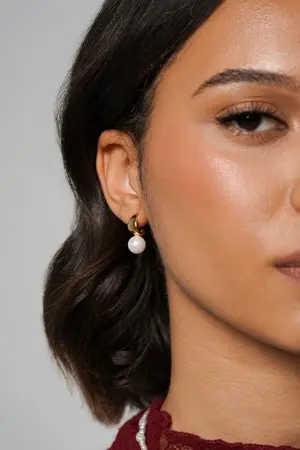 ZYNNIA COLLECTIVE Dew Pearl Drop Earrings