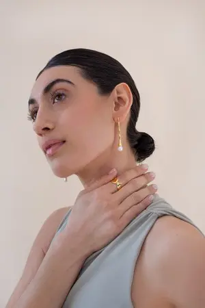 ZYNNIA COLLECTIVE Long Bud Earrings