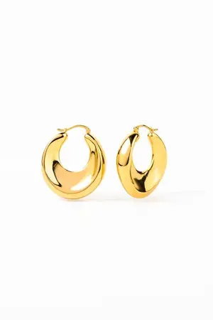 ZYNNIA COLLECTIVE Cove Hoops - Gold