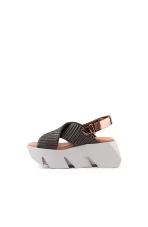 United Nude Bull Puffier Flatform Slingback Sandal - Sierra