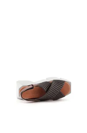 United Nude Bull Puffier Flatform Slingback Sandal - Sierra