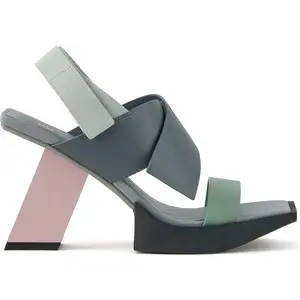 United Nude Construct Hi Sandals With Sculpted Heel - Arquitec