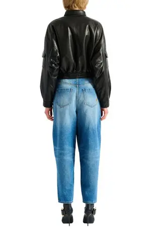 Balmain Lambskin Bomber Jacket