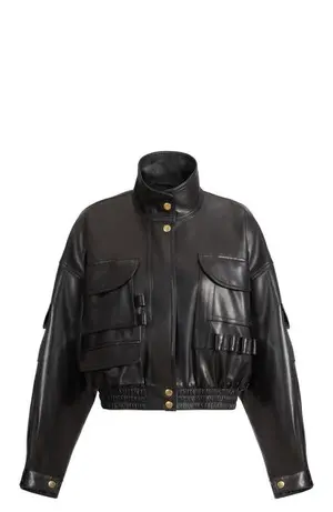 Balmain Lambskin Bomber Jacket