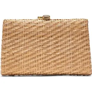 FRANCES VALENTINE Stella Rattan Clutch