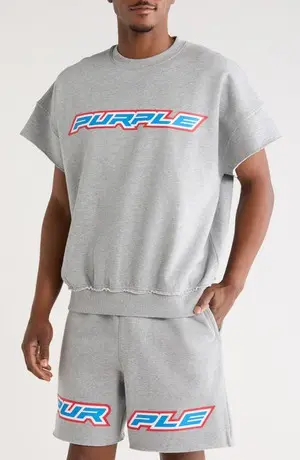 PURPLE BRAND Cotton Muscle T-shirt - Grey