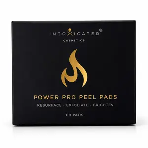 INTOXICATED COSMETICS Power Pro Peel Padspotent Multi-acid Formula For Visible Skin Renewal & Exfoliation With Tca, Glycolic Acid