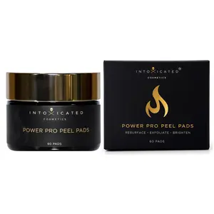 INTOXICATED COSMETICS Power Pro Peel Padspotent Multi-acid Formula For Visible Skin Renewal & Exfoliation With Tca, Glycolic Acid