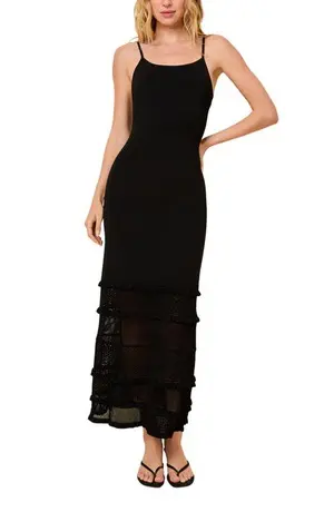 Solid & Striped The Gabrielle Sleeveless Knit Maxi Dress - Noir