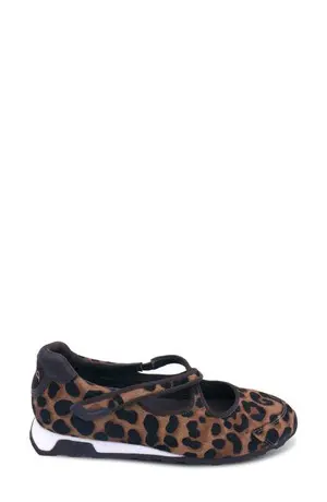 Ash Kore Mary Jane Genuine Calf Hair Flat - Leopard