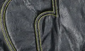 RtA Noe Faux Leather Biker Vest