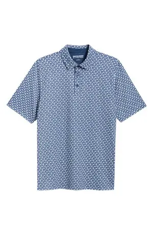 Johnston & Murphy Game Day Xc+™ Football Helmet Print Performance Polo