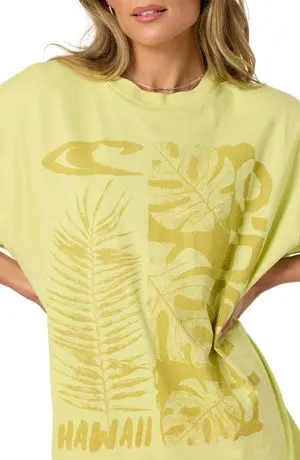 O'Neill Monstera Hawaii Oversized Graphic Tee