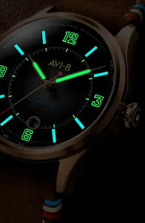 AVI-8 P-51 Mustang Blakeslee Chronograph Watch With Bracelet