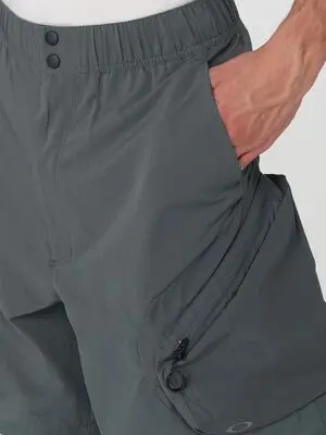 Oakley Cargo Shorts In Technical Fabric With Elastic Waistband
