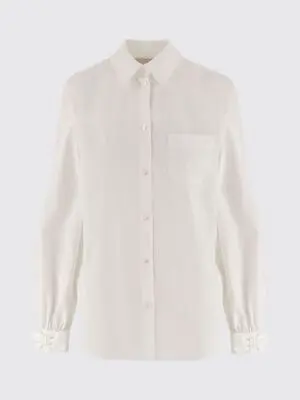 Valentino Garavani Cotton Shirt With Bow Detail