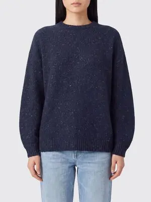 Fabiana Filippi Abstract Pattern Wool Blend Jumper - Blue