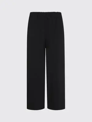 Fabiana Filippi High-waisted Viscose Blend Palazzo Trousers With Monili - Blue