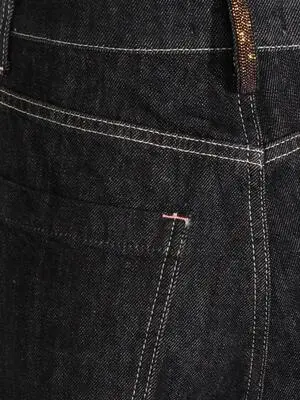 Fabiana Filippi High-waisted Straight Jeans With Monile Embellishment