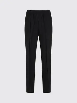 Fabiana Filippi Slim Fit Wool Blend Trousers With Monile Detail