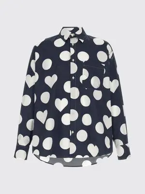 Jacquemus Camargue Polka Dot Print Long-sleeved Cotton Shirt