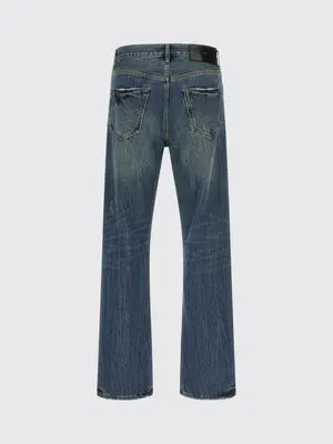 PURPLE BRAND Mid-rise Slim Fit Skinny Jeans In Distressed Cotton Denim
