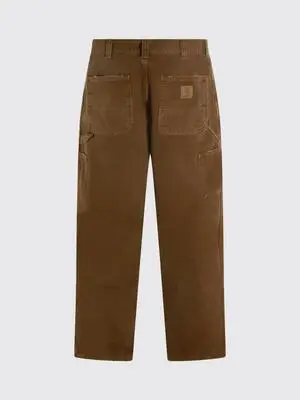 Carhartt Work In Progress Og Single Knee Wide-leg Cotton Denim Trousers With Logo - Brown