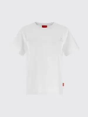 DIESEL® Crew Neck Cotton-blend T-shirt With Applied Logo