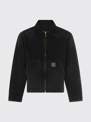 Carhartt Work In Progress Og Arcan Cotton Zip-up Shirt Jacket With Patch Pockets - Grey