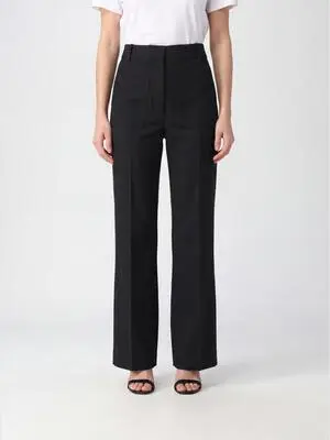 Victoria Beckham Alina High-waisted Wide-leg Wool-blend Trousers