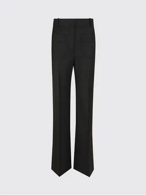 Victoria Beckham Alina High-waisted Wide-leg Wool-blend Trousers