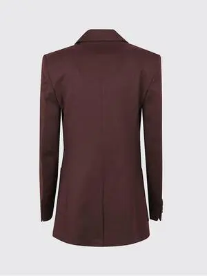 Victoria Beckham Single-breasted 100% Wool Blazer With Lapel Collar