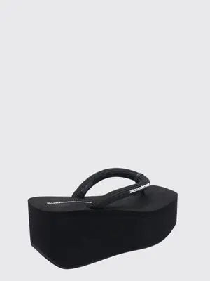 Alexander Wang Jenna Mesh Thong Wedge Platform Sandals
