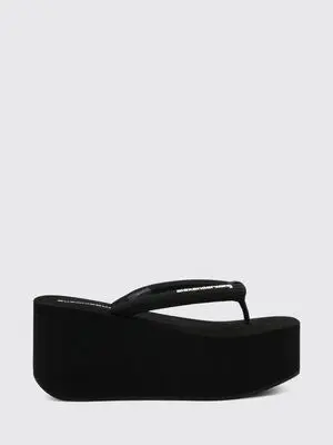 Alexander Wang Jenna Platform Thong Sandals - Black