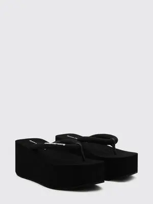 Alexander Wang Jenna Platform Thong Sandals - Black