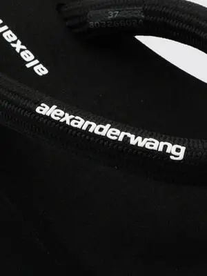 Alexander Wang Jenna Platform Thong Sandals - Black